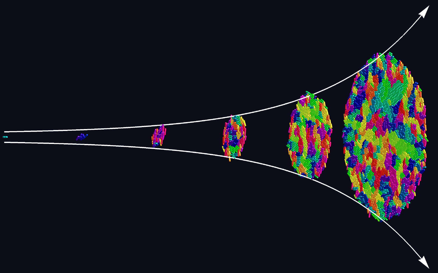Growth-induced self-organization in bacterial colonies | You Soft Matter Group